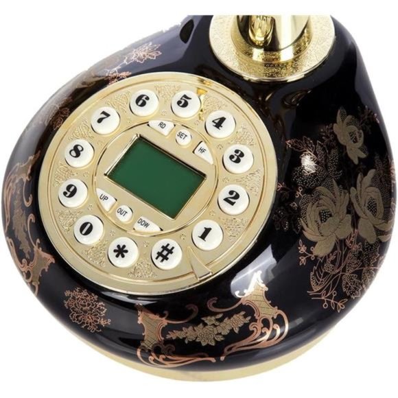 Accents | Corded Old Fashion Antique Landline Telephone Decor 196 Wired ...